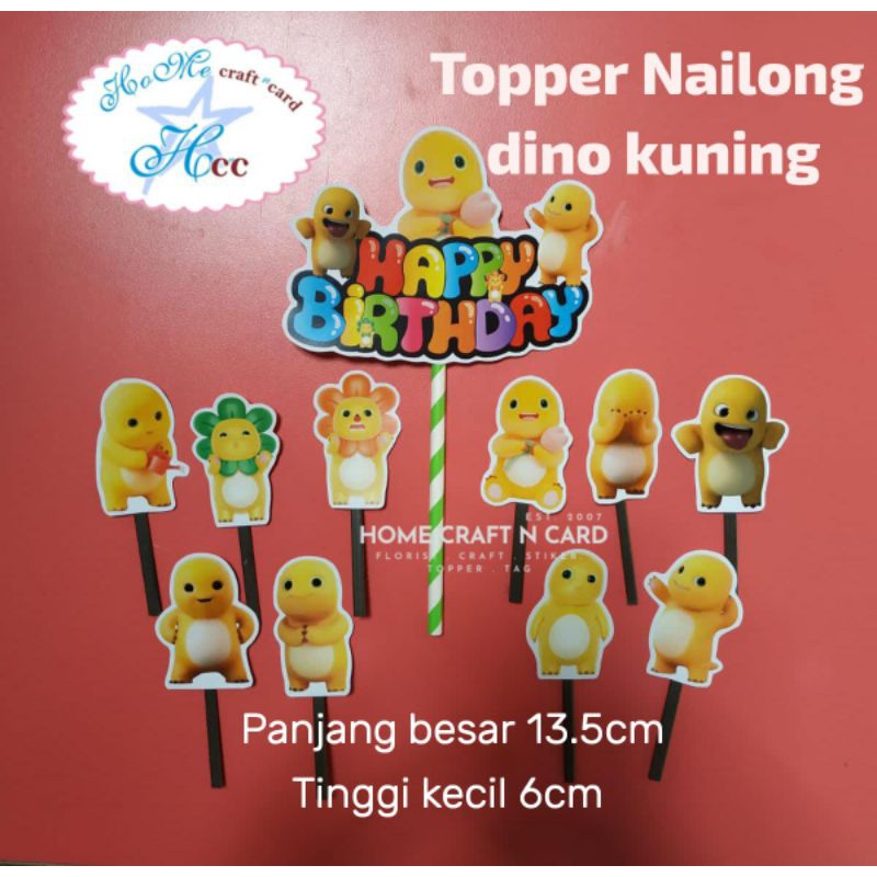 Jual Topper Nailong dino kuning | Shopee Indonesia