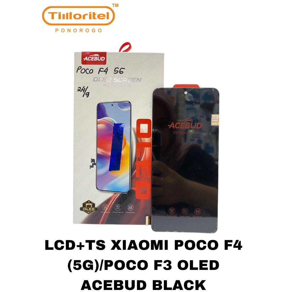 Jual LCD+TS XIAOMI POCO F4 (5G)/POCO F3 OLED ACEBUD BLACK | Shopee ...