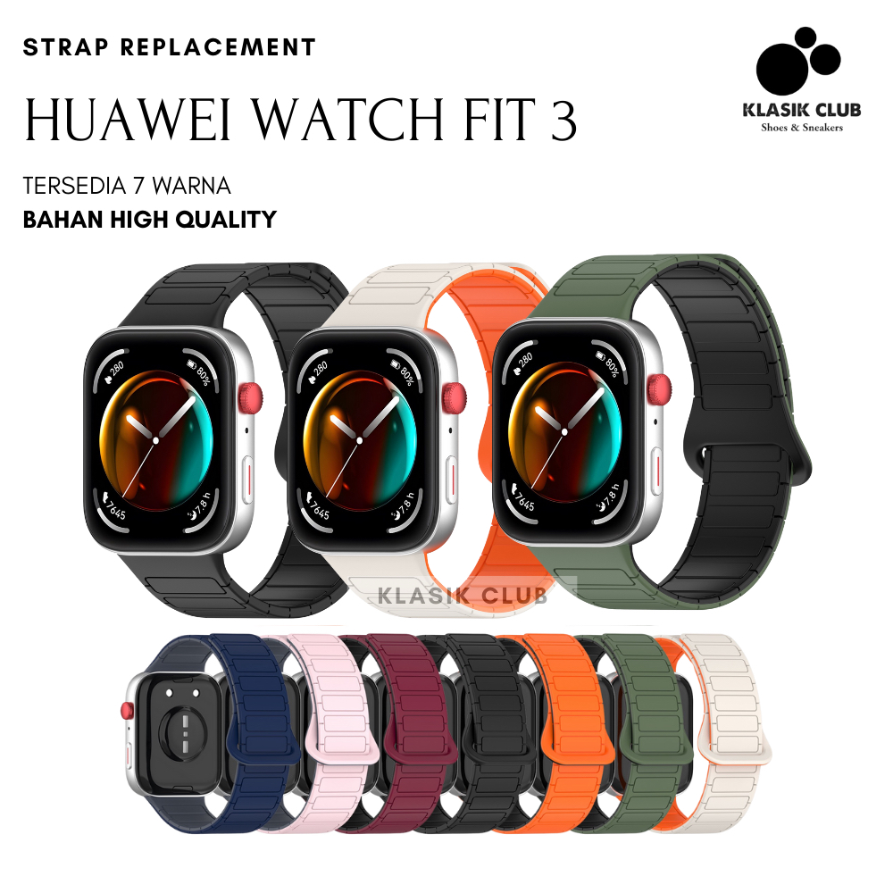 Jual Strap Huawei Watch Fit 3 Two Tone Magnetic / Tali Pengganti Huawei ...