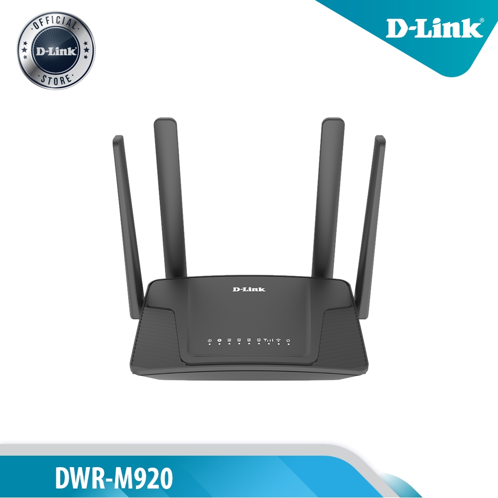 Jual D-Link DWR-M920 Wireless N300 4G LTE VPN WAN Failover Router | Shopee Indonesia
