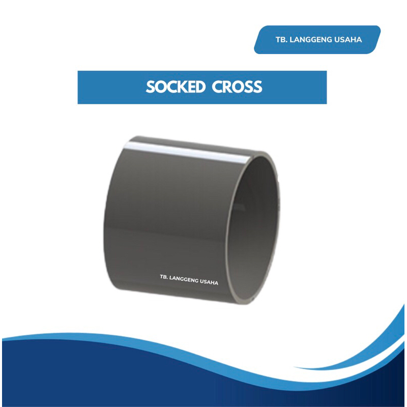 Jual SOCK LURUS SOKET CROSS 3" sambungan Instalasi Saluran Pipa Air ...