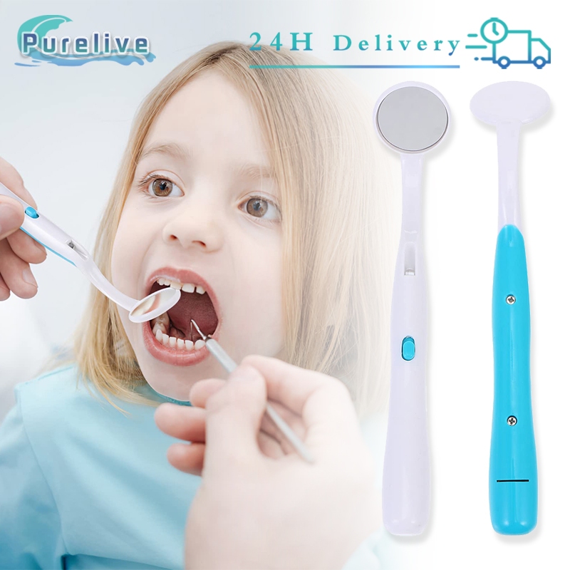 Jual Dental Kaca Mulut LED Mouth Mirror Dental Lampu Mouth Mirror ...