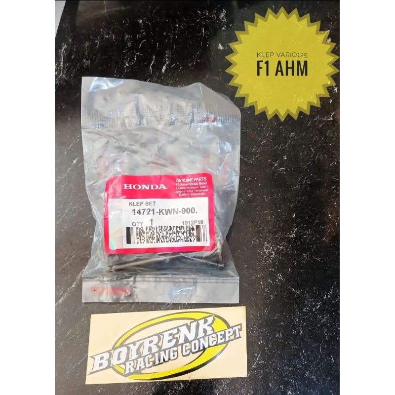 Jual KLEP SET HONDA VARIO 125 F1 KODE KWN MEREK AHM- BOYRENK SURABAYA ...