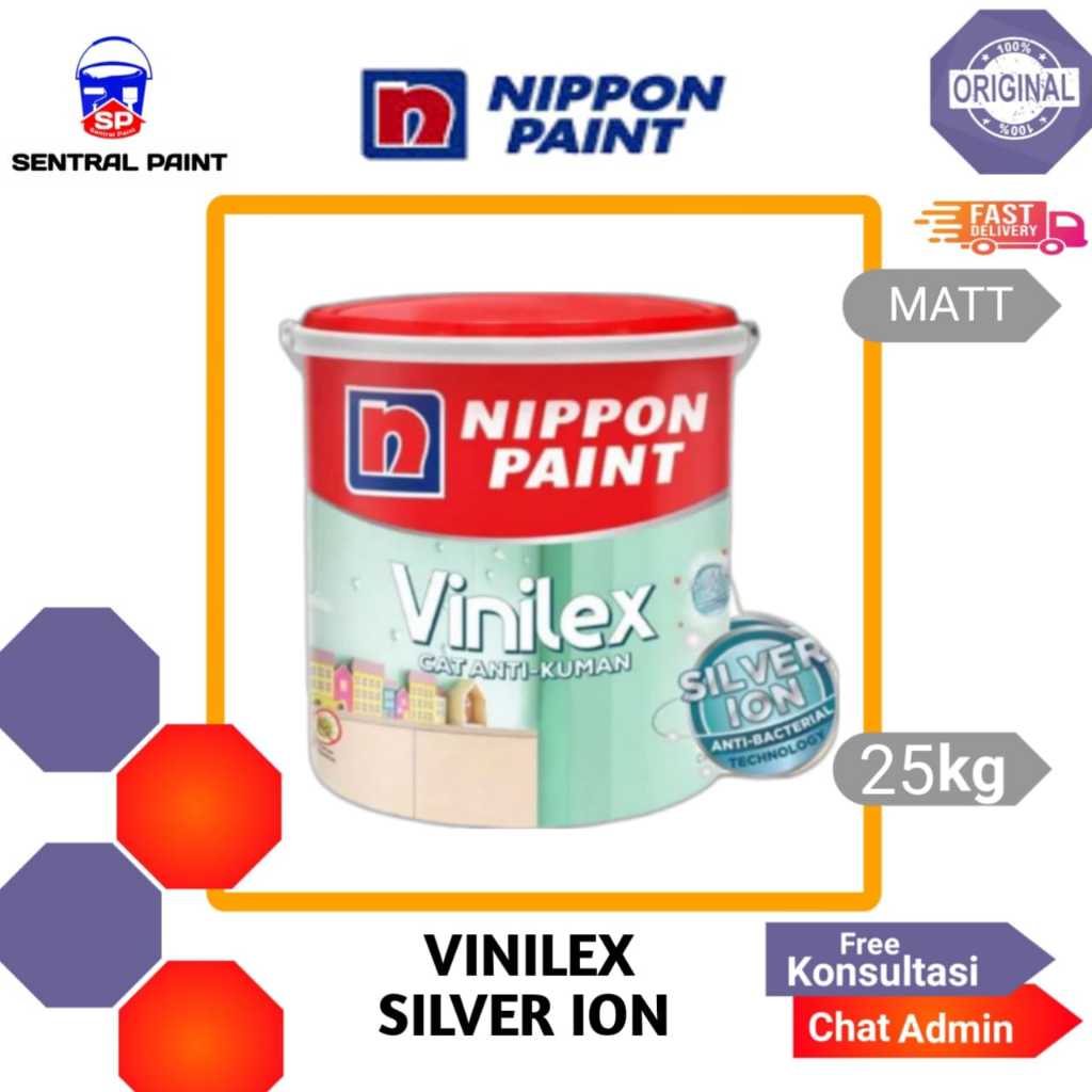 Jual Vinilex Silver Ion All Varian 25KG | Shopee Indonesia