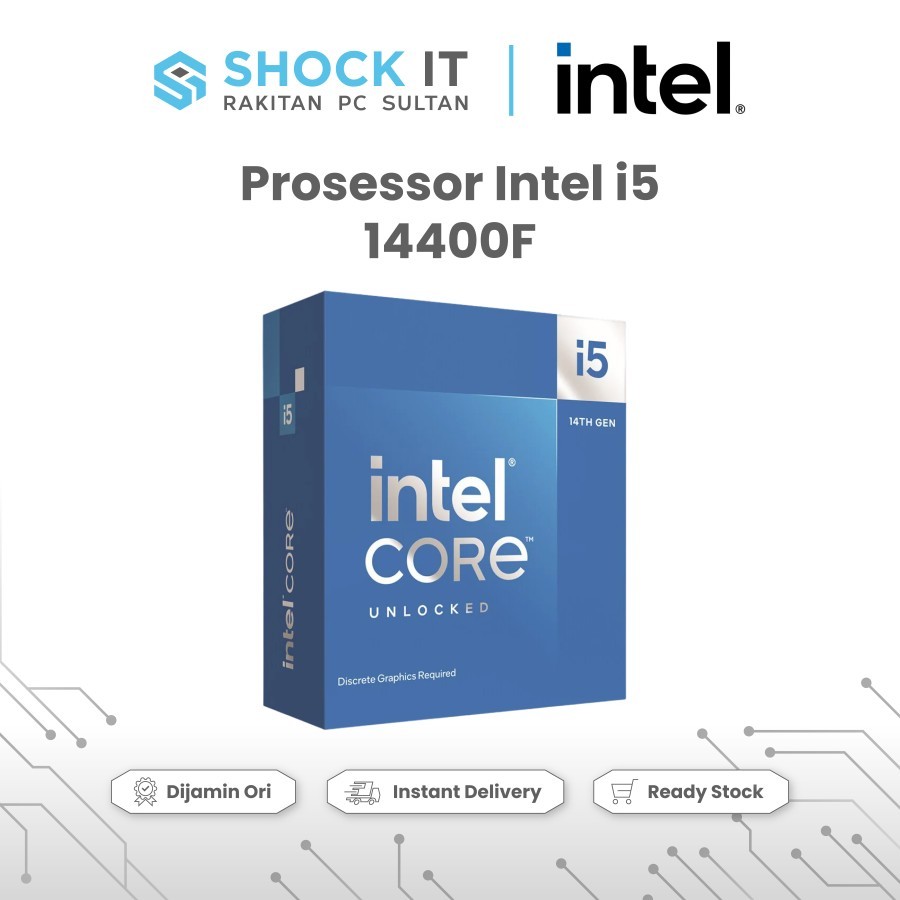 Jual Intel Core i5-14400F 2.5GHz Up To 4.7GHz - Cache 20MB [Box] LGA 1700 | Shopee Indonesia