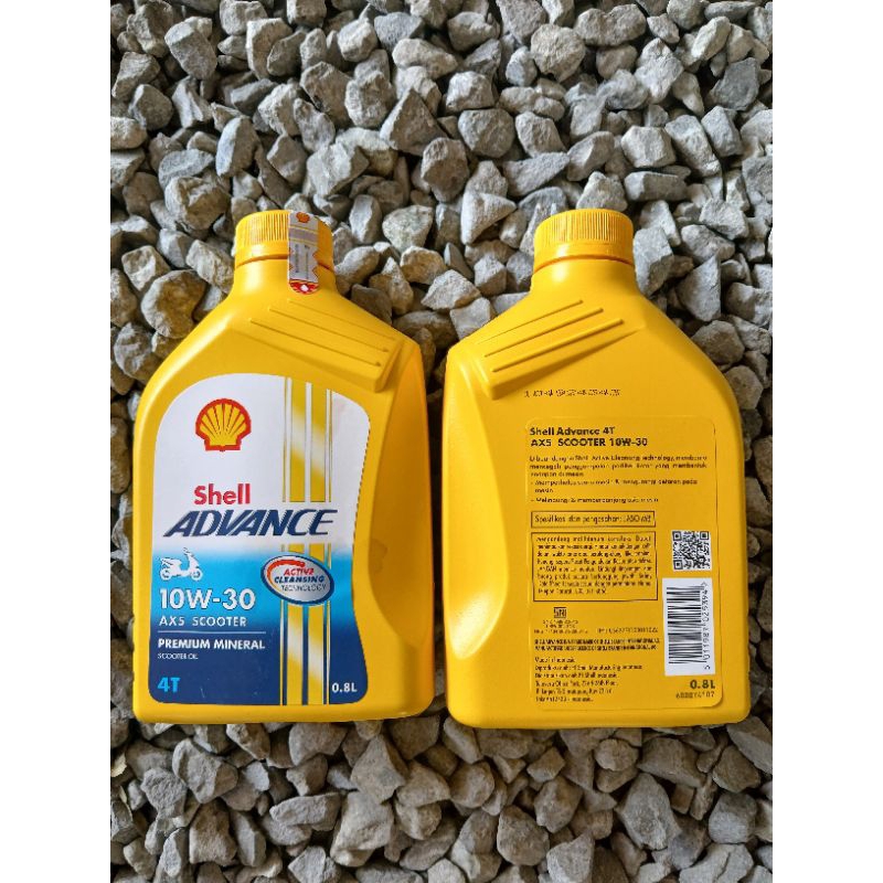 Jual Shell Advance AX5 Scooter 800ml / 0,8 L 10w-30 oil | Shopee Indonesia