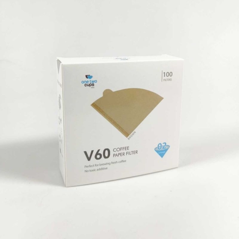 Jual Kertas Saringan Kopi Filter Paper V60 2-4 Cups 100 PCS - V02 ...