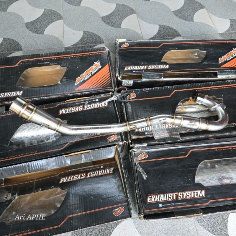 Jual header pipa leher knalpot AHRS original honda CRF150L ( BORE UP ...