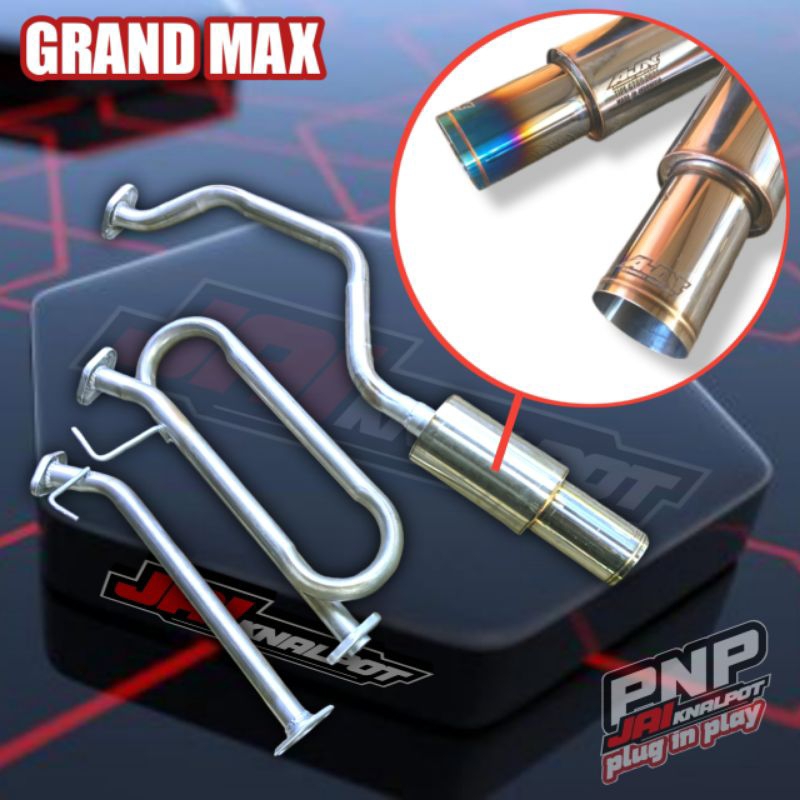 Jual Grand max knalpot racing bolt on pipa lilitan full set | Shopee ...