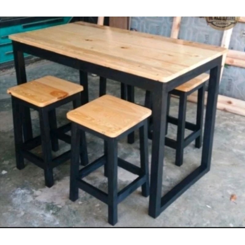 Jual meja makan sederhana buat restoran atau cafe full Bayu jati ...