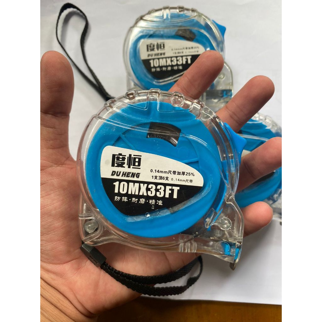 Jual Meteran 10 Meter Anti Karat Tahan Banting Meteran 10m Stainless ...