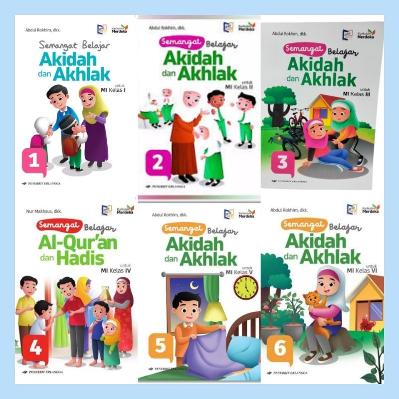 Jual Semangat belajar Akidah dan Akhlak untuk SD kelas 1, 2, 3 4, 5, 6 kurmer | Shopee Indonesia
