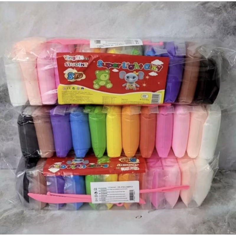 Jual Mainan Anak Super Clay Isi 12pcs | Shopee Indonesia