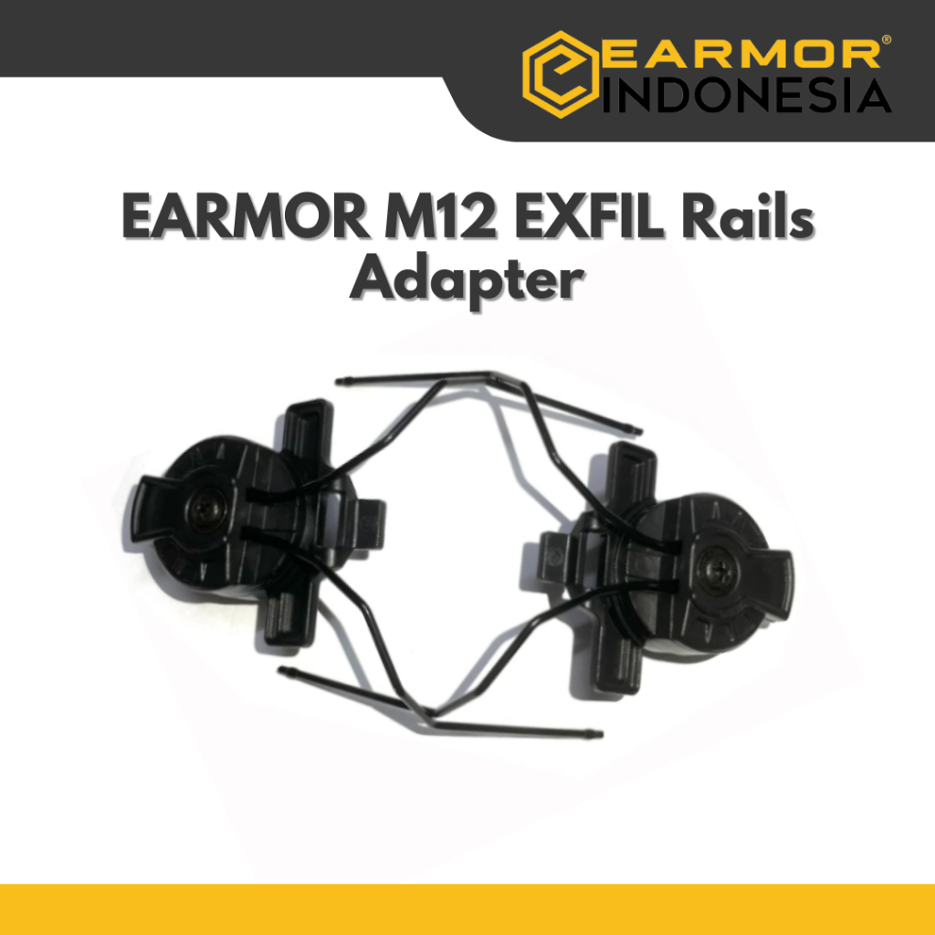 Jual Earmor M12 M12 QD - Helmet Rails Adapter Attachment Kit | Shopee ...