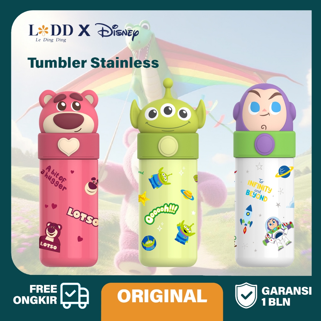 Jual Le Ding Ding X Disney - Botol Minum Tumbler Anak Termos 350ml ...