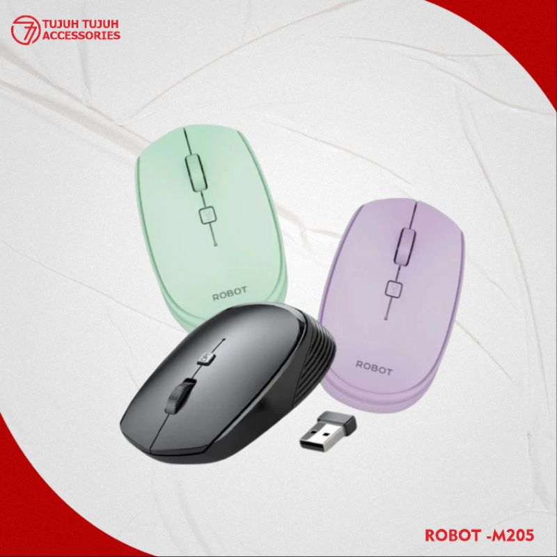 Jual MOUSE WIRELLES ROBOT M205 | Shopee Indonesia