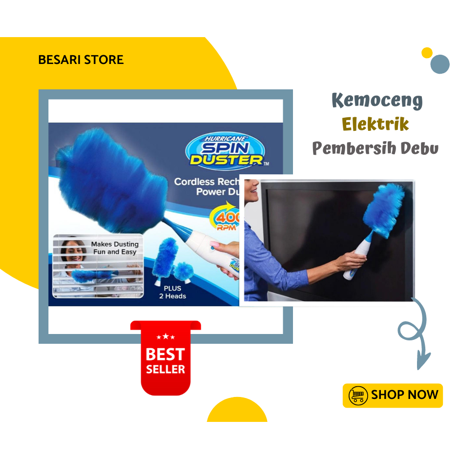 Jual Alat Pembersih Rumah / Kemoceng, Kmoceng Bulu Microfiber Gagang ...