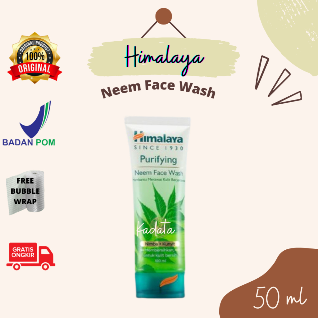 Jual HIMALAYA Purifying Neem Face Wash 50ml - Sabun Cuci Muka Untuk ...