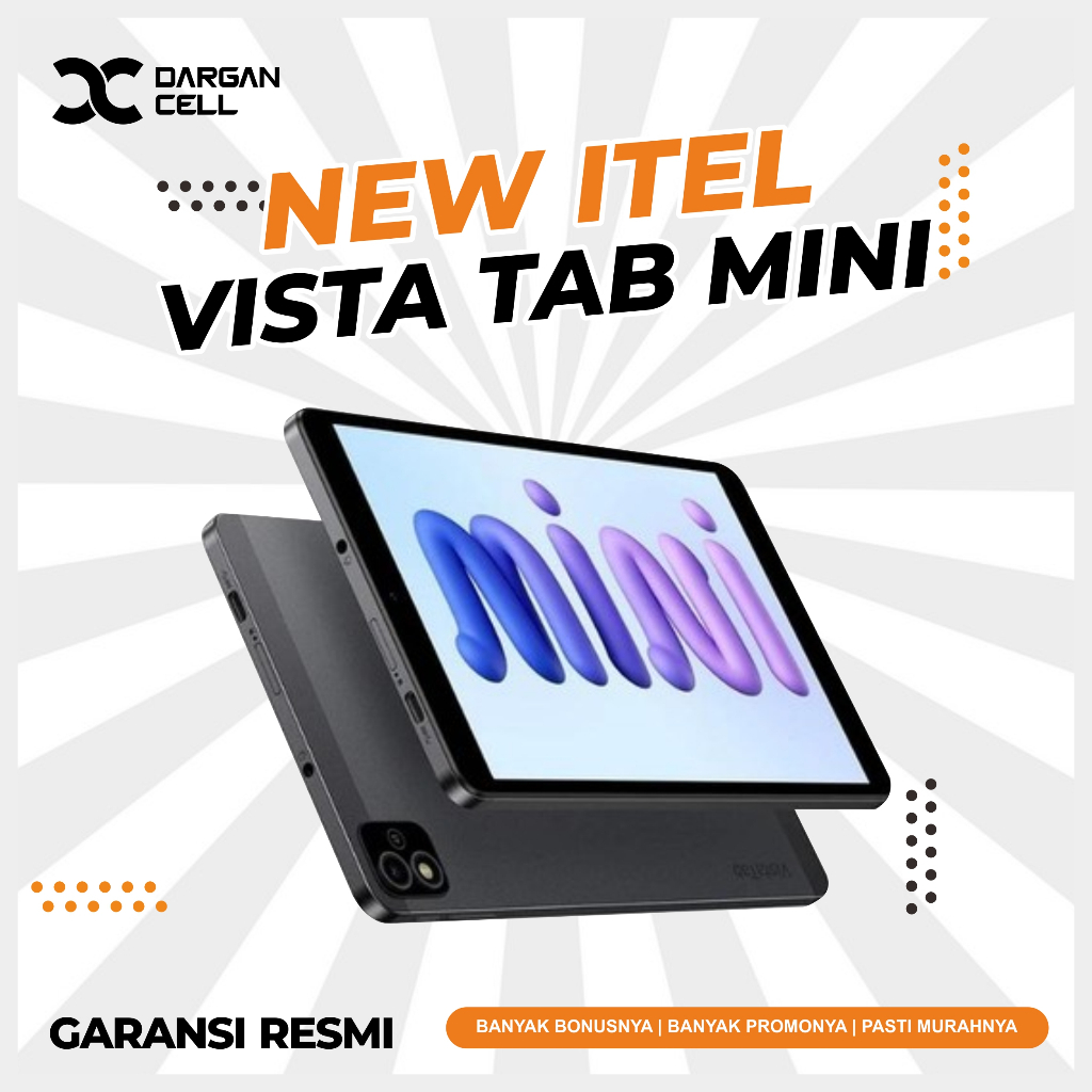 Jual ITEL VISTA TAB 10 MINI 8GB(3+5)/64GB | TABLET 8‘’ HD IPS DISPLAY ...