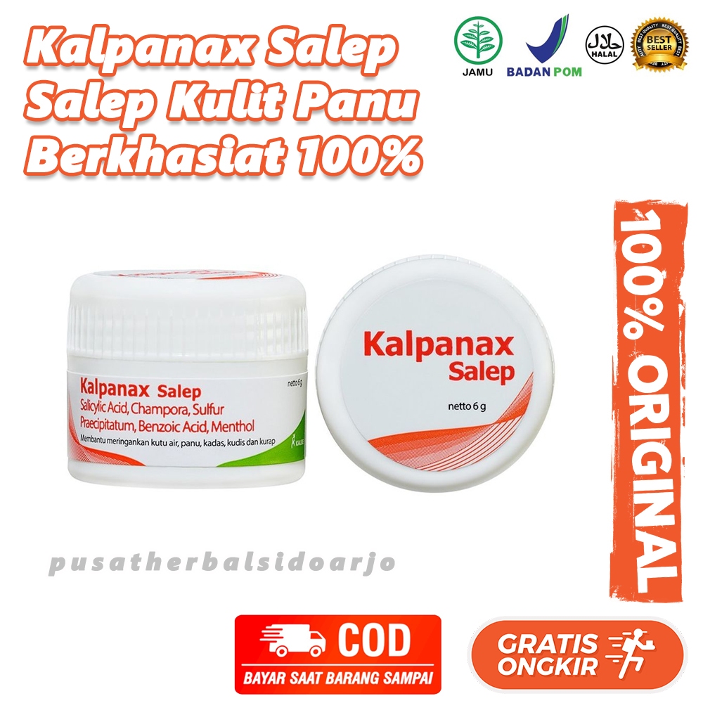 Jual Kalpanax Salep 6 gram Anti Jamur Anti Gatal Obat Panu, Kurap, Kutu ...