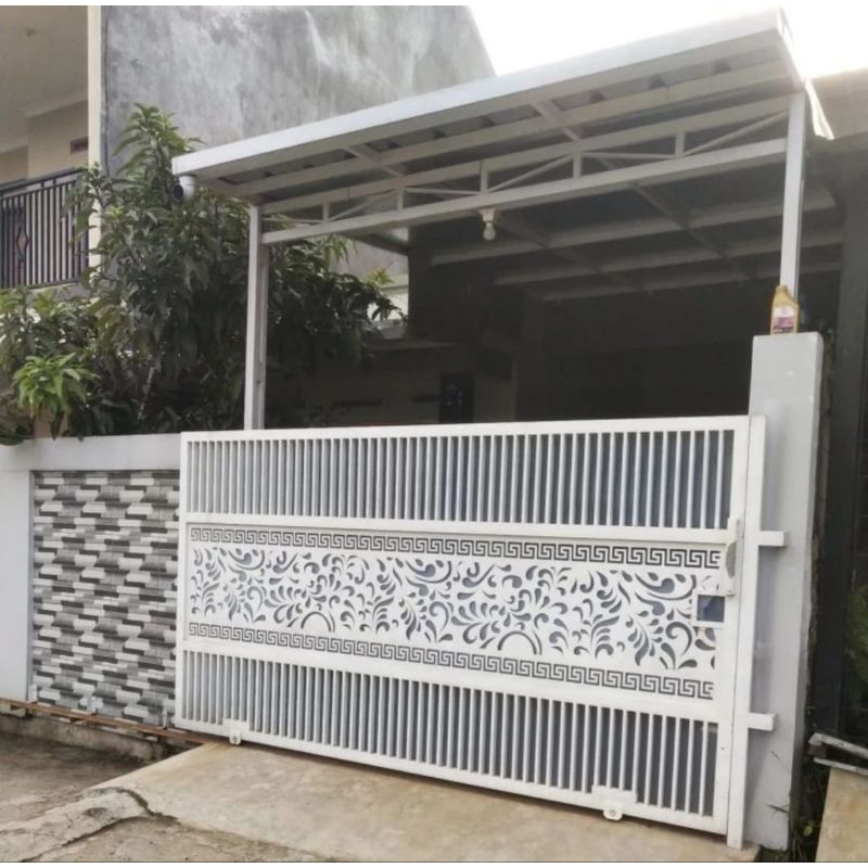 Jual Pagar dorong/lipat baja ringan,berbagai motif lainya | Shopee ...