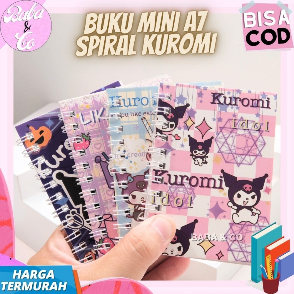 Jual NOTEBOOK MINI A7 KUROMI BUKU MINI A7 KUROMI SANRIO BUKU TULIS ...
