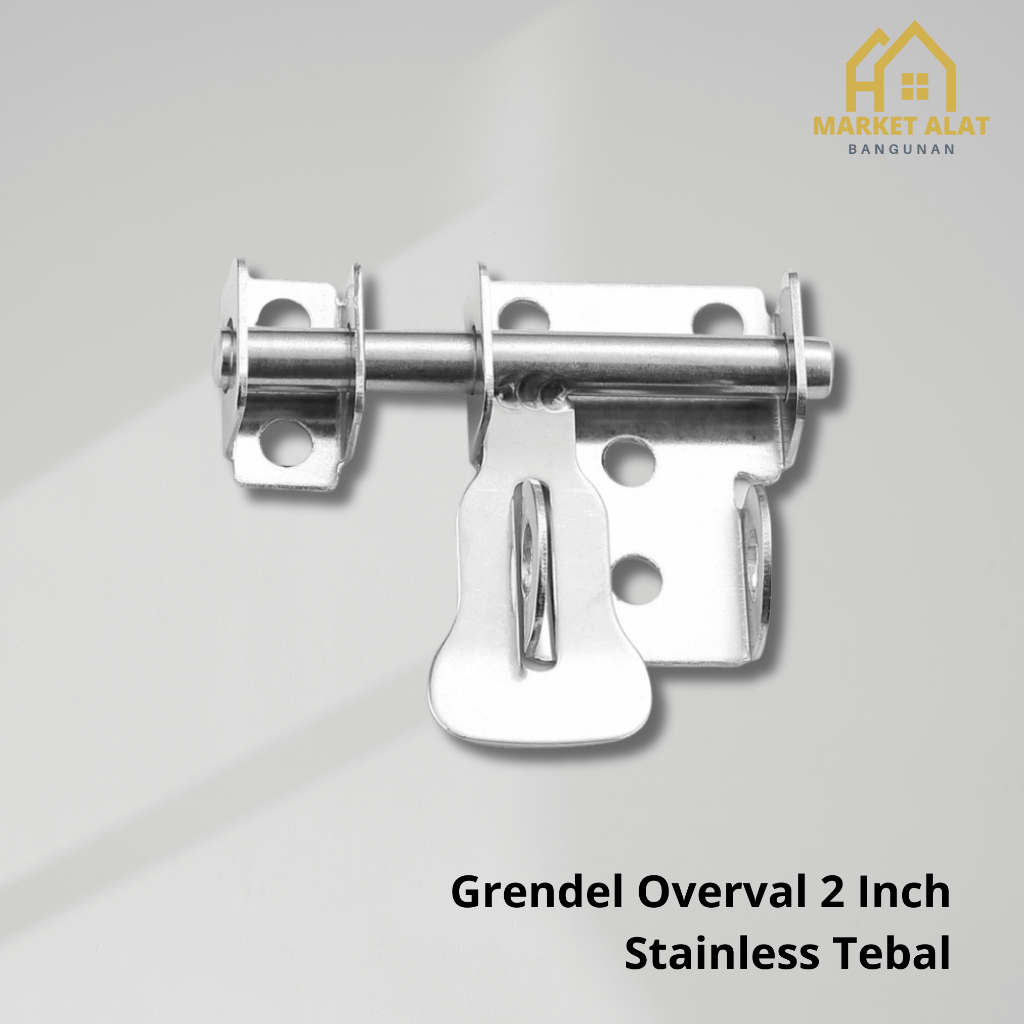 Jual Grendel Slot Overval Super Tebal 2" Stainless Steel / Selot Gembok ...