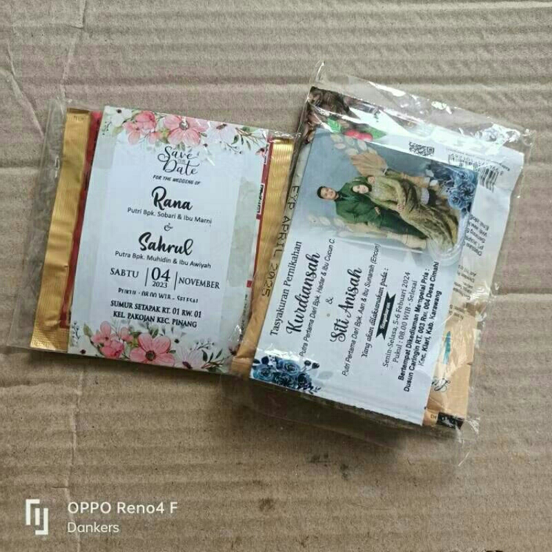 Jual Undangan kopi/undangan sabun/undangan mini | Shopee Indonesia