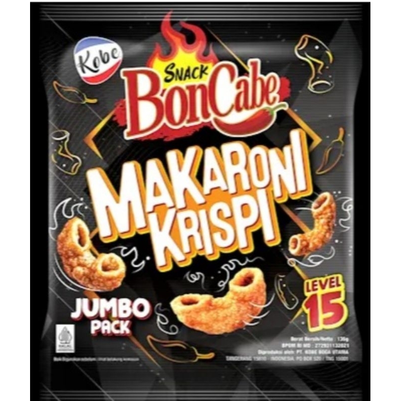 Jual SNACK BON CABE MAKARONI KRISPI LEVEL 50 MAX END/MAKARONI PEDAS ...
