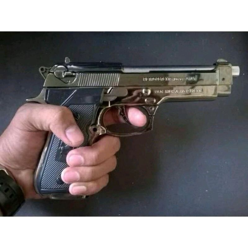 Jual PROMO!!!! Korek api berunik pistol beretta M9 korek bara merah ...