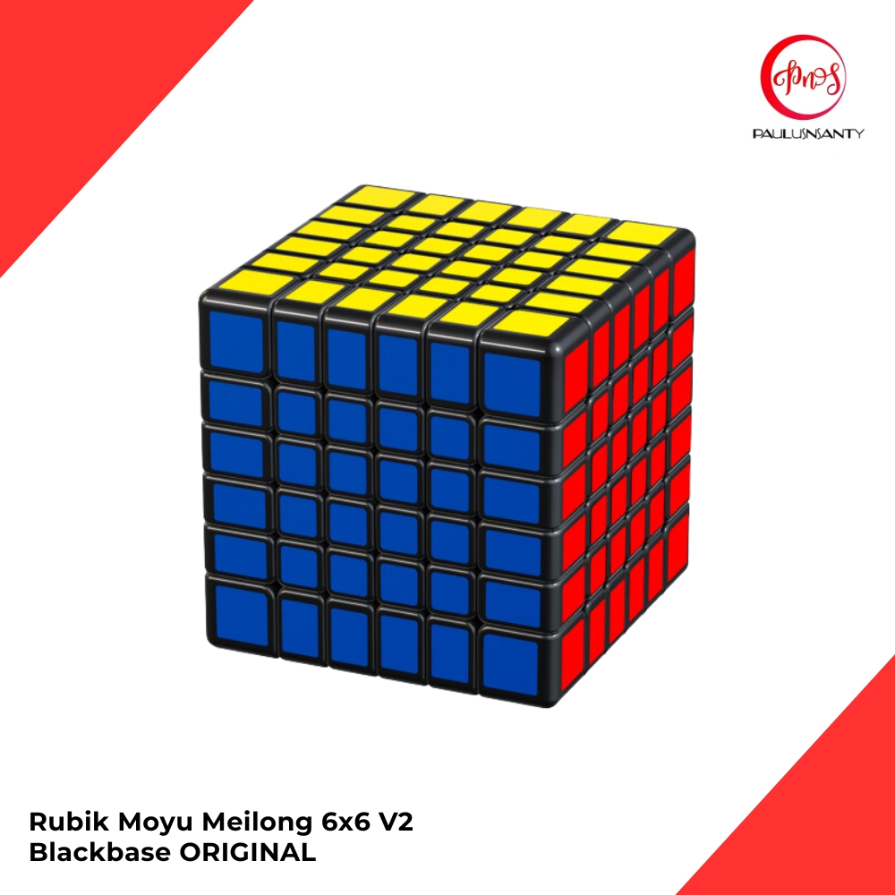 Jual Rubik 6x6 Moyu Meilong 6x6 V2 Blackbase v2 ORIGINAL | Shopee Indonesia