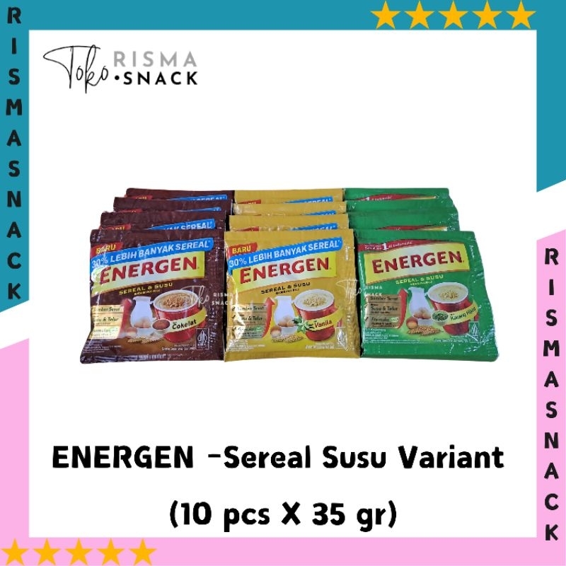 Jual Energen Minuman Sereal Susu All Variant kemasan (10pcs x 35gr ...