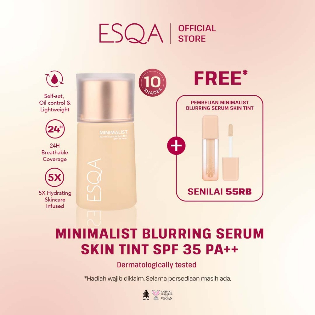 Jual ESQA Minimalist Blurring Serum Skin Tint SPF 35 PA++ | Shopee ...