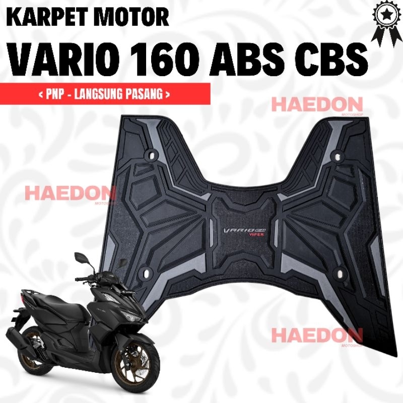 Jual Karpet Motor Vario 160 Terbaru 2024 Honda Vario 160 Karpet Vario 160 Terbaru / Pijakan Alas ...
