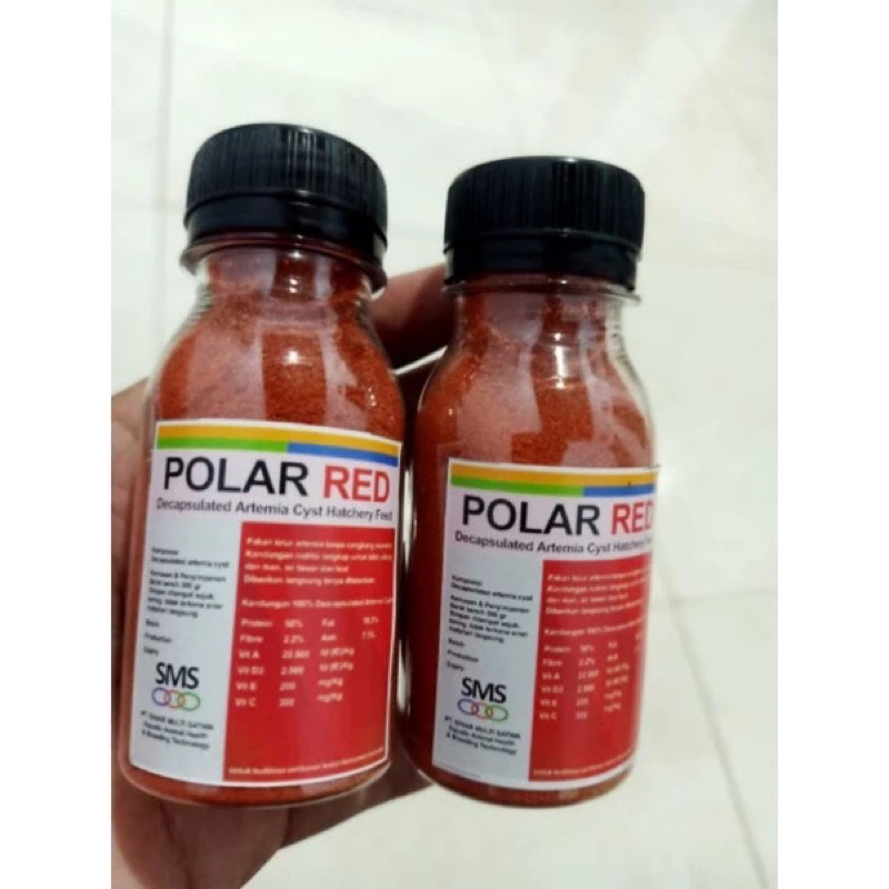 Jual POLAR RED 30gr , 40gr ARTEMIA DECAPSULATED CYST / ARTEMIA INSTAN ...