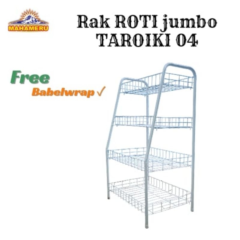 Jual Rak Serbaguna 4 susun, Rak Roti 4 susun, Rak Chiki jumbo 4 susun ...