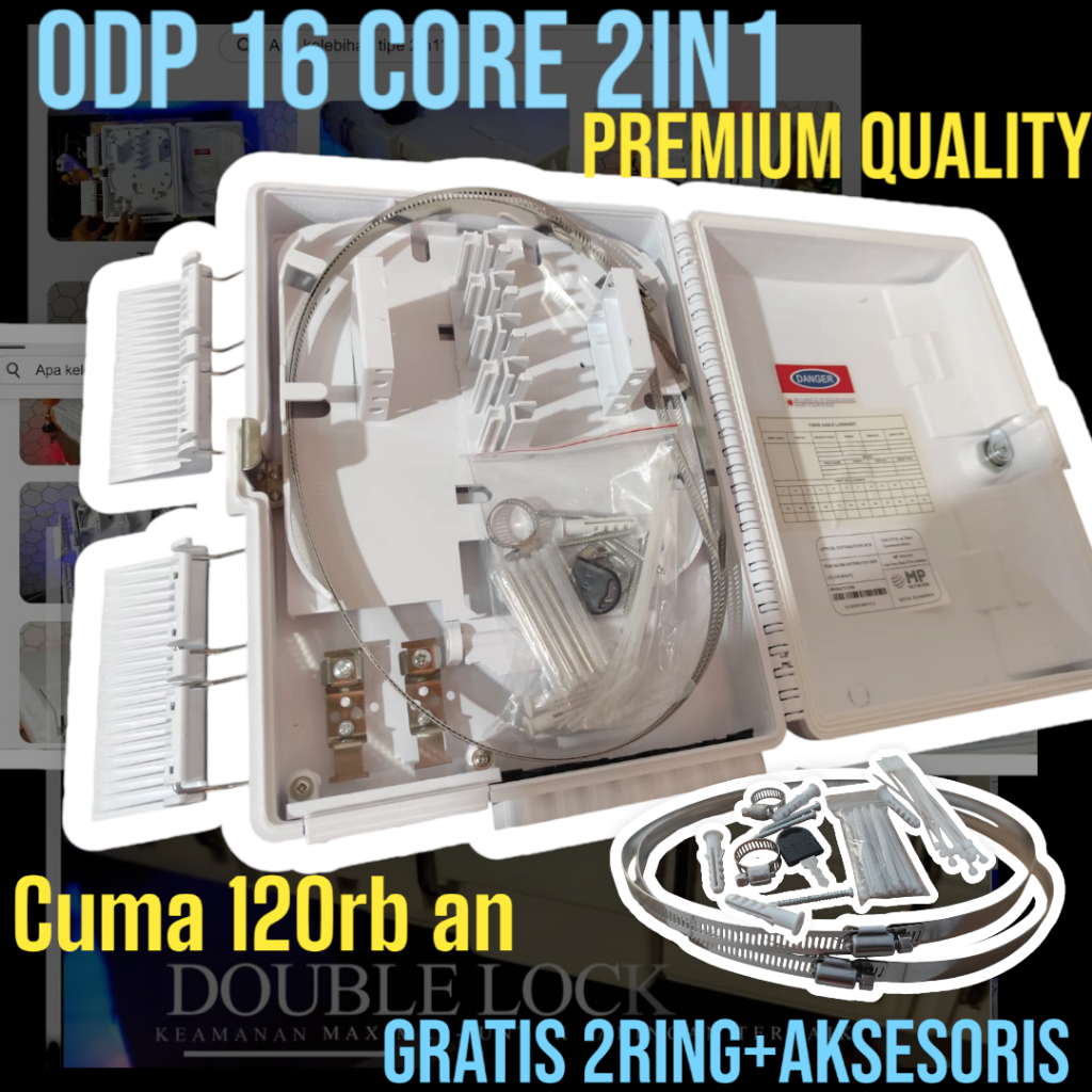 Jual ODP 16 Core 2in1 Model PLC BOX Dan PLC Passive Splitter Kosongan ...