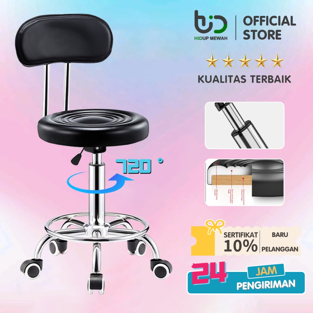 Jual Hidup Mewah Kursi Cafe Bulat kursi salon kursi hidrolix kursi ...