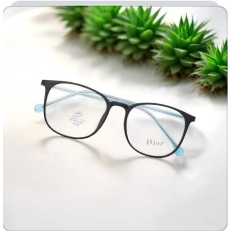 Jual frame kacamata kotak Plastik wanita minus photocromic bisa reques ...