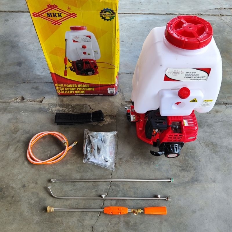 Jual Mesin Knapsack Power Sprayer Semprot Obat Hama 4T 4 Tak 20 Liter MKK 867 | Shopee Indonesia