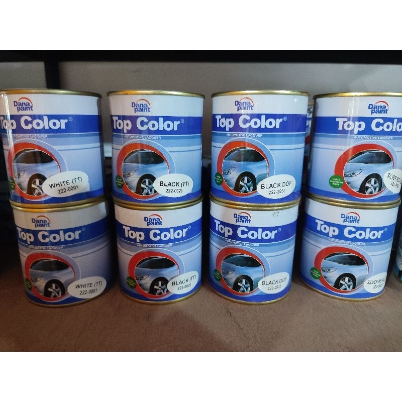 Jual cat Top Color Dana Paint kemasan 200 cc dan 1 Liter | Shopee Indonesia