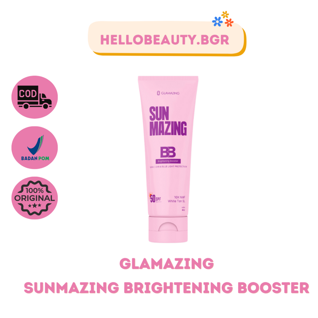 Jual Glamazing Sunmazing Brigthening Booster Sunscreen | Shopee Indonesia