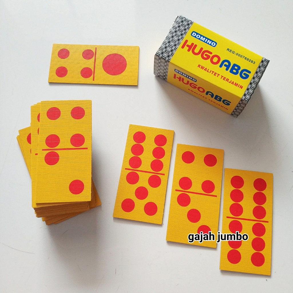 Jual Kartu Domino Merk Hugo ABG Family Card Games Mainan Anak Jadul ...