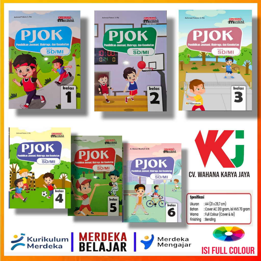 Jual PJOK SD - Pendidikan Jasmani Olahraga dan Kesehatan Penerbit ...