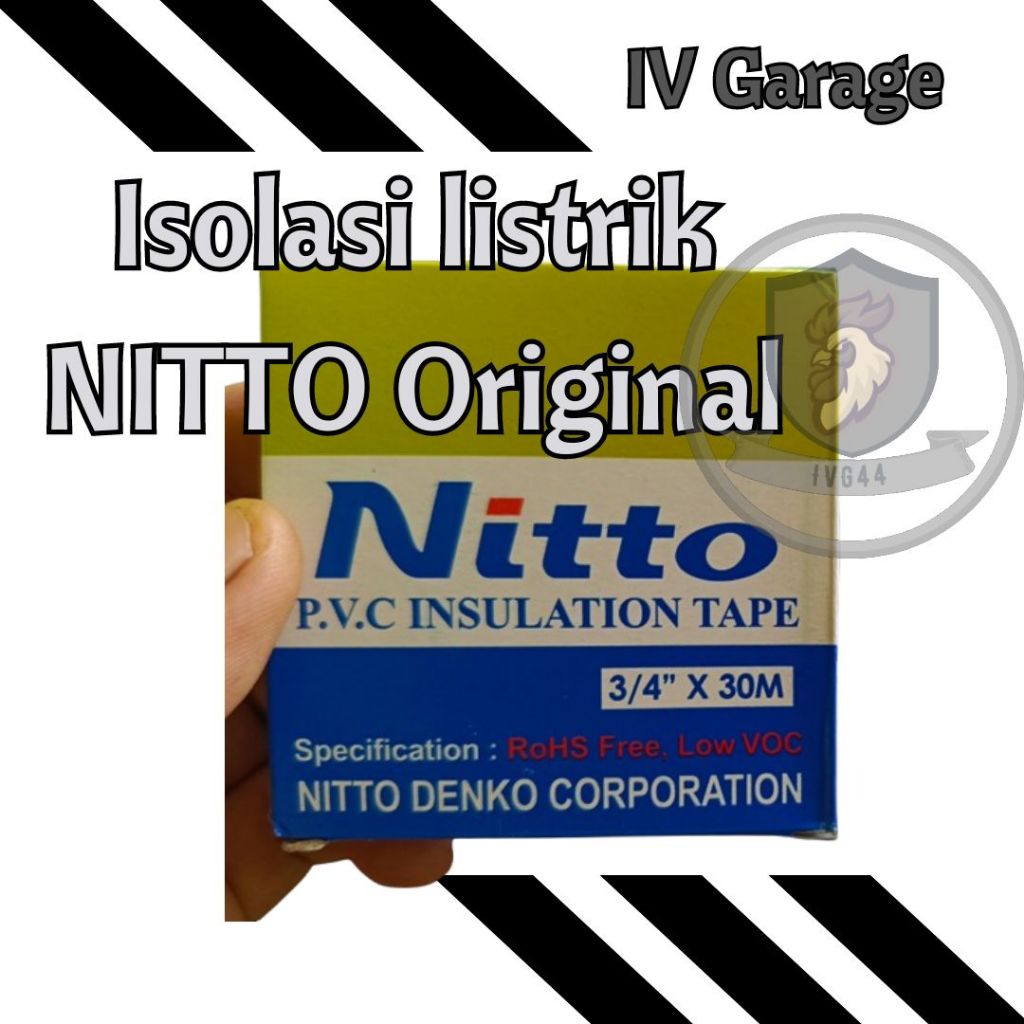 Jual ISOLASI NITTO ORIGINAL ISOLASI LISTRIK NITTO 30meter | Shopee ...