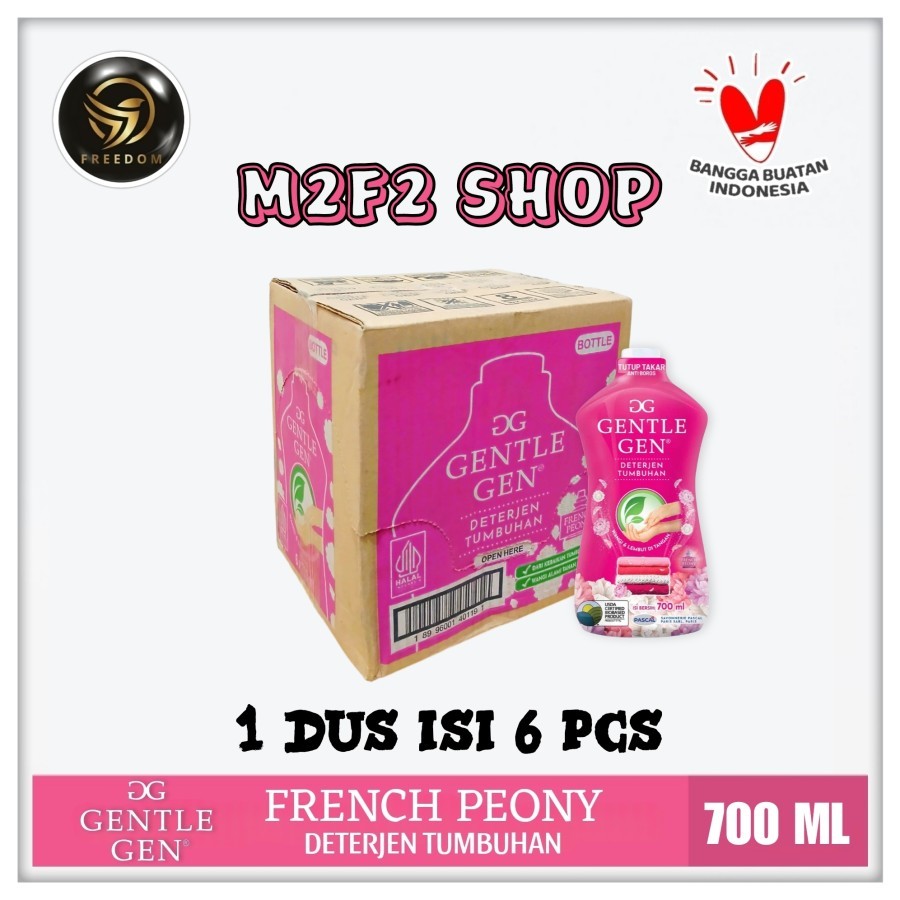 Jual Gentle Gen Deterjen Tumbuhan Cair Konsentrat French Peony | Merah ...