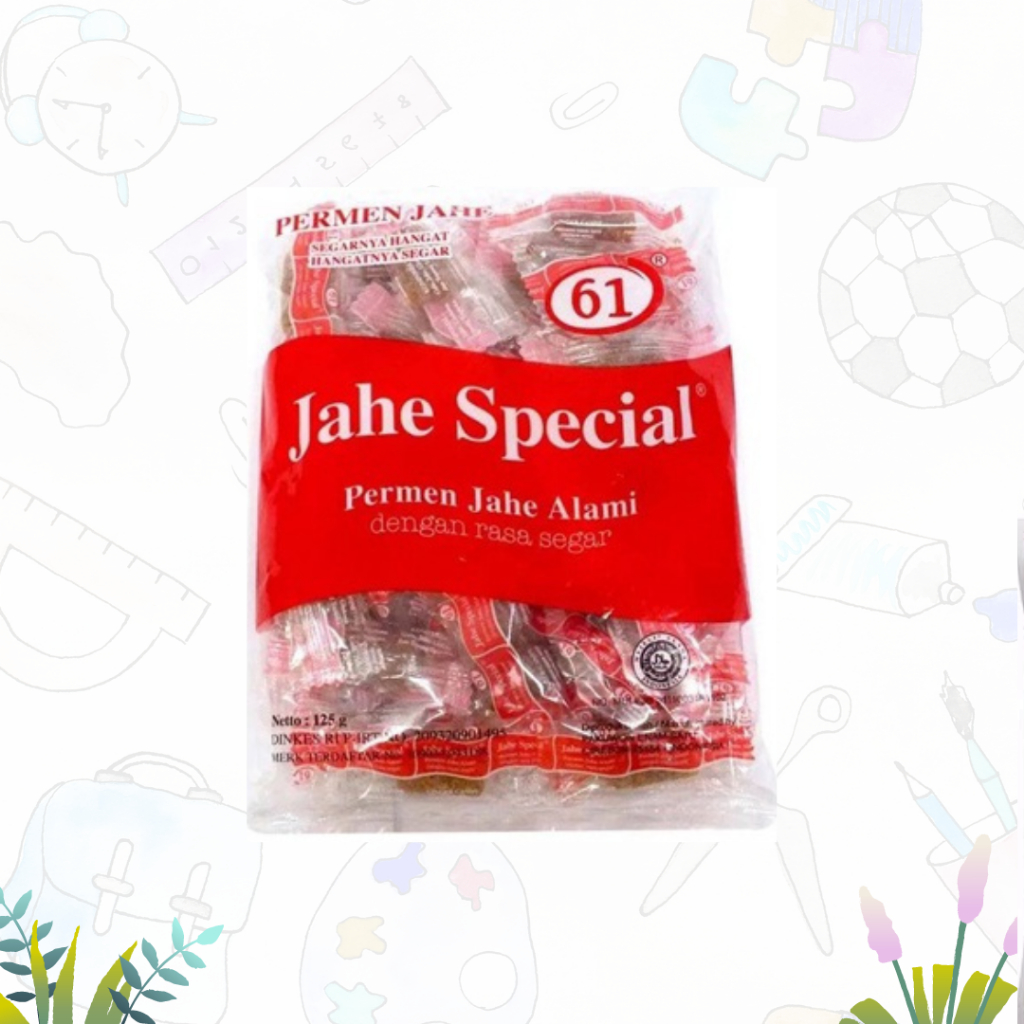 Jual PERMEN JAHE SPECIAL 61 125gram (Pack) | Shopee Indonesia