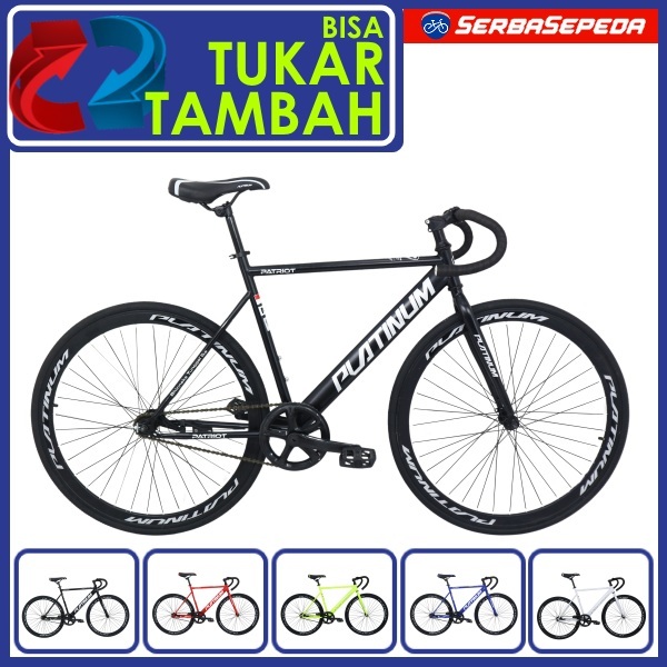 Jual Platinum Sepeda Fixie Patriot 700C Rem Torpedo | Shopee Indonesia