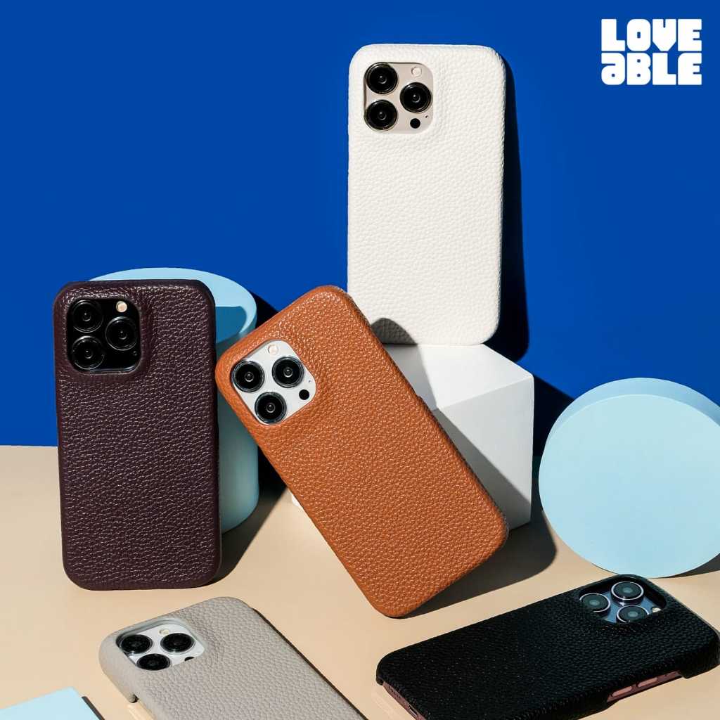 Jual LOVEABLE Epsom Grain Leather Case - Softcase/Cashing HP For iPhone ...