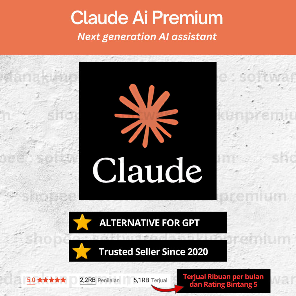 Jual Claude Ai Premium Lifetime | Software Ai solusi cerdas, tingkatkan ...